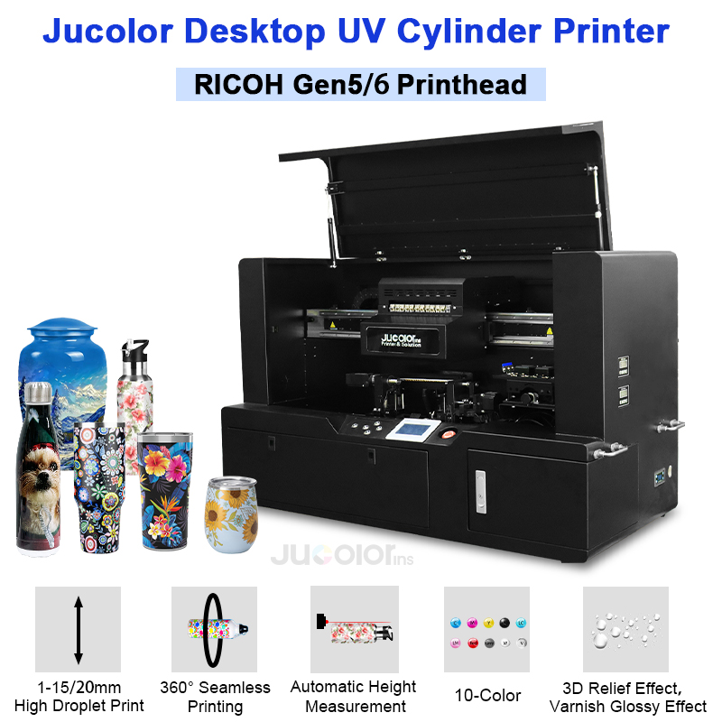 JUCOLOR Industry Benchtop Digital Cylindrical Printer - uv printers ...