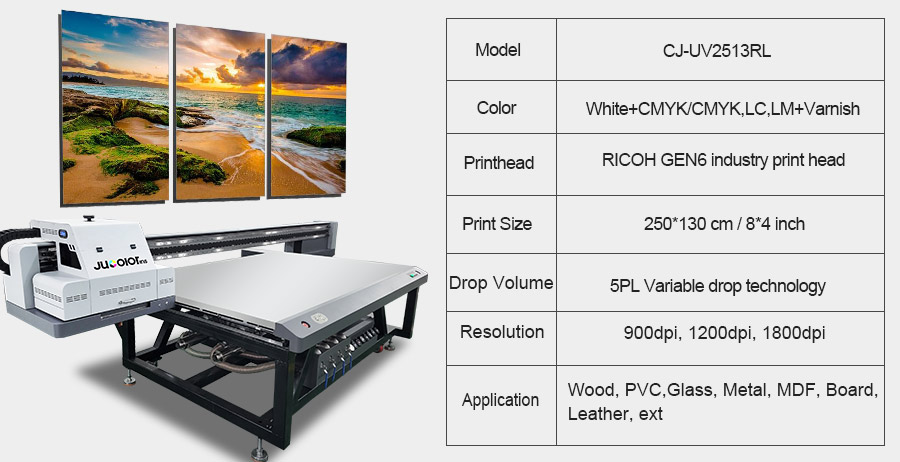 Newest Large 2513 UV Flatbed Printer Digital Printing on Advertising ... Newest Large 2513 UV Flatbed Printer Digital Printing on Advertising ...